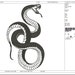 Snake Machine Embroidery Design Tested - Etsy
