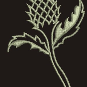 Thistle Branchembroidery - Machine Embroidery Design - Etsy