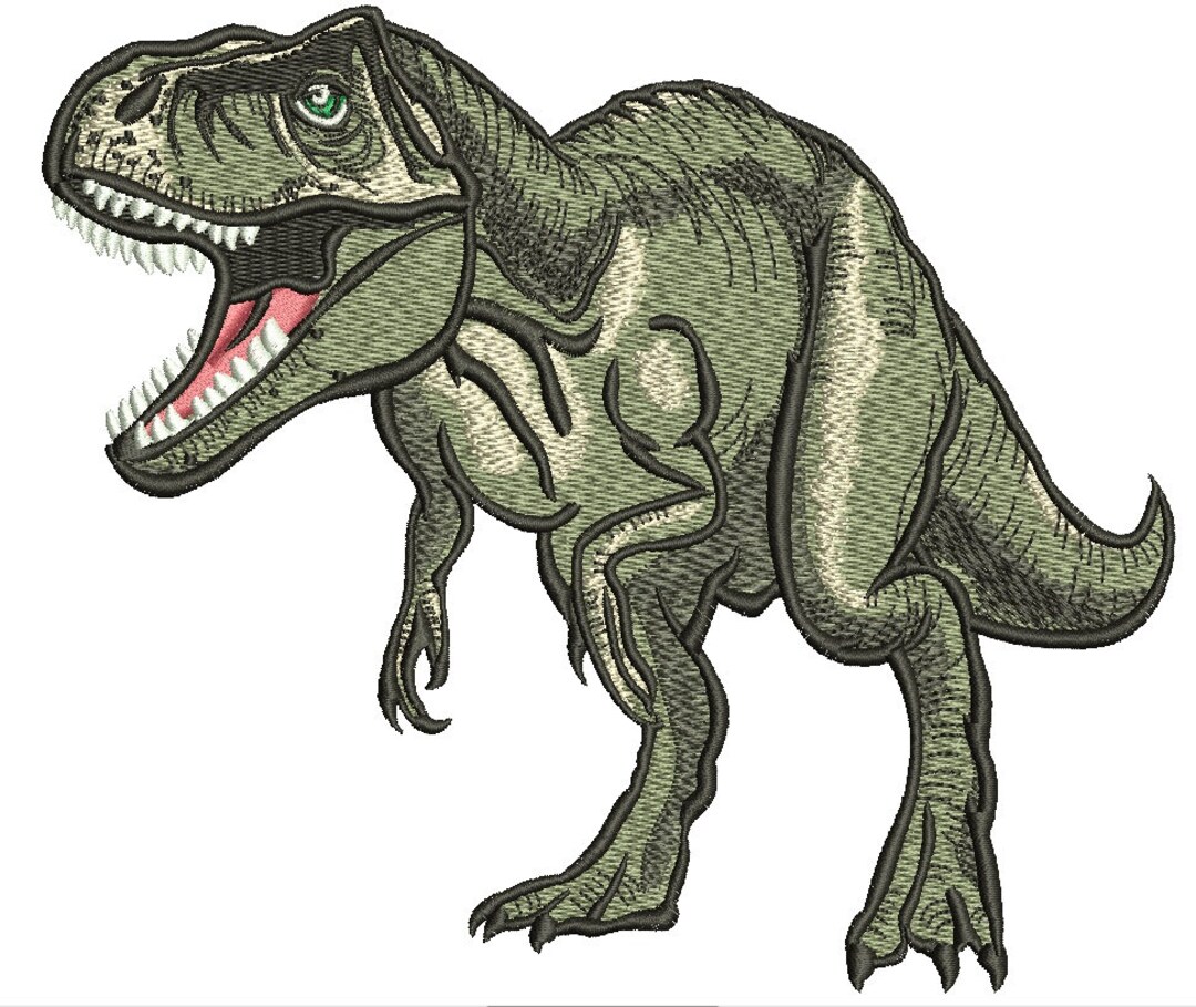 Dinosaur Tyrannosaurus T Rex Machine Embroidery Designs - Etsy