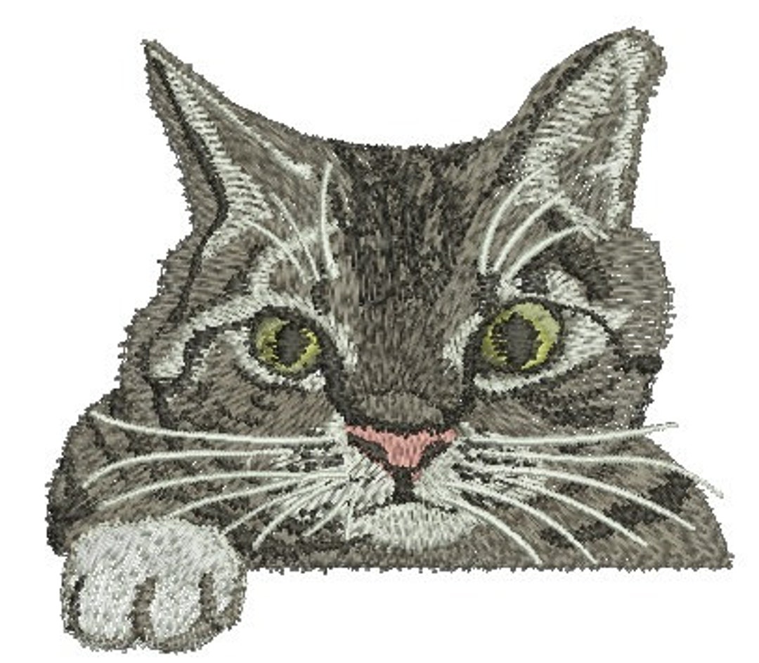 Cat for Pocket - Machine Embroidery Designs - Etsy