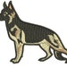 German Shepherd Machine Embroidery Design Instant Download - Etsy