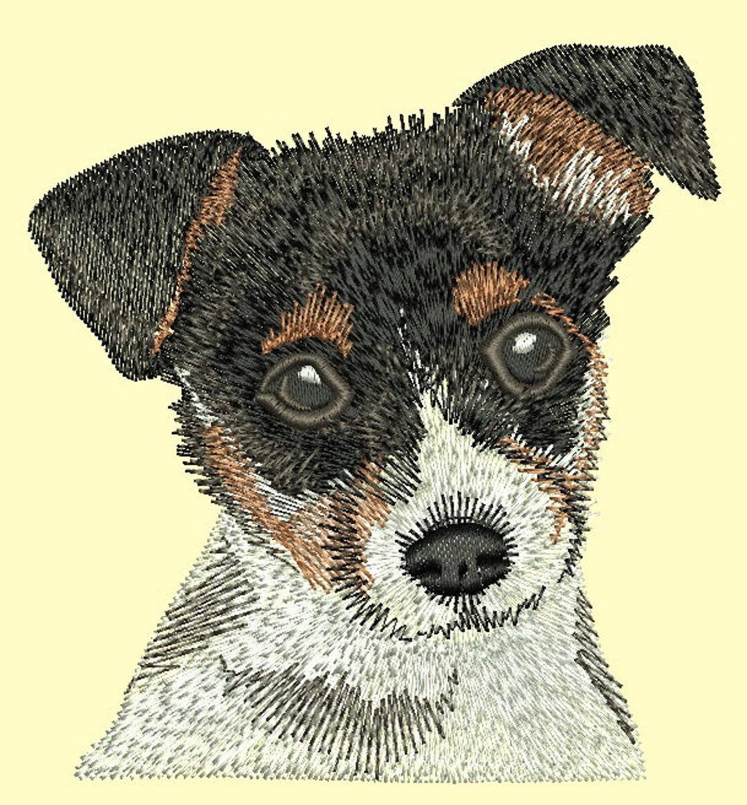 Puppy Embroidery Design - Etsy
