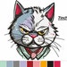 Cat Face Machine Embroidery Designs - Etsy