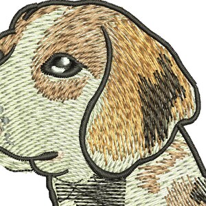 Beagle Dog Embroidery Design / INSTANT DOWNLOAD 4 Big Sizes - Etsy