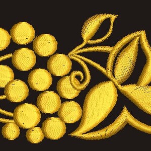 Rowan Border Machine Embroidery Design - Three Different Elements - Etsy