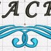 Monogram Curl Machine Embroidery Designs Design Tested - Etsy