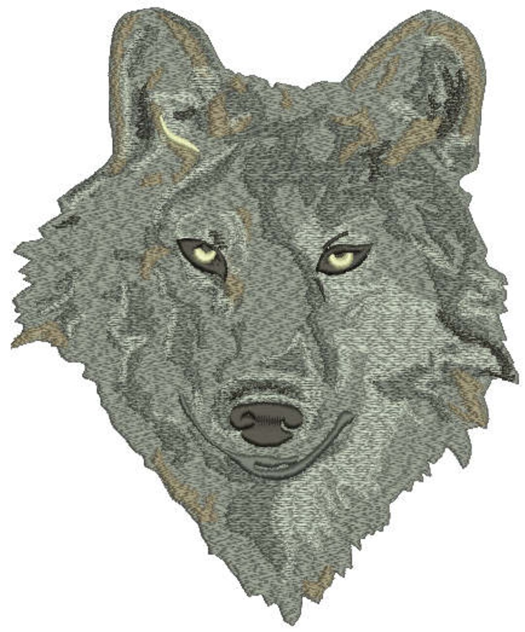 Wolf Head INSTANT DOWNLOAD - Machine Embroidery Design - Etsy