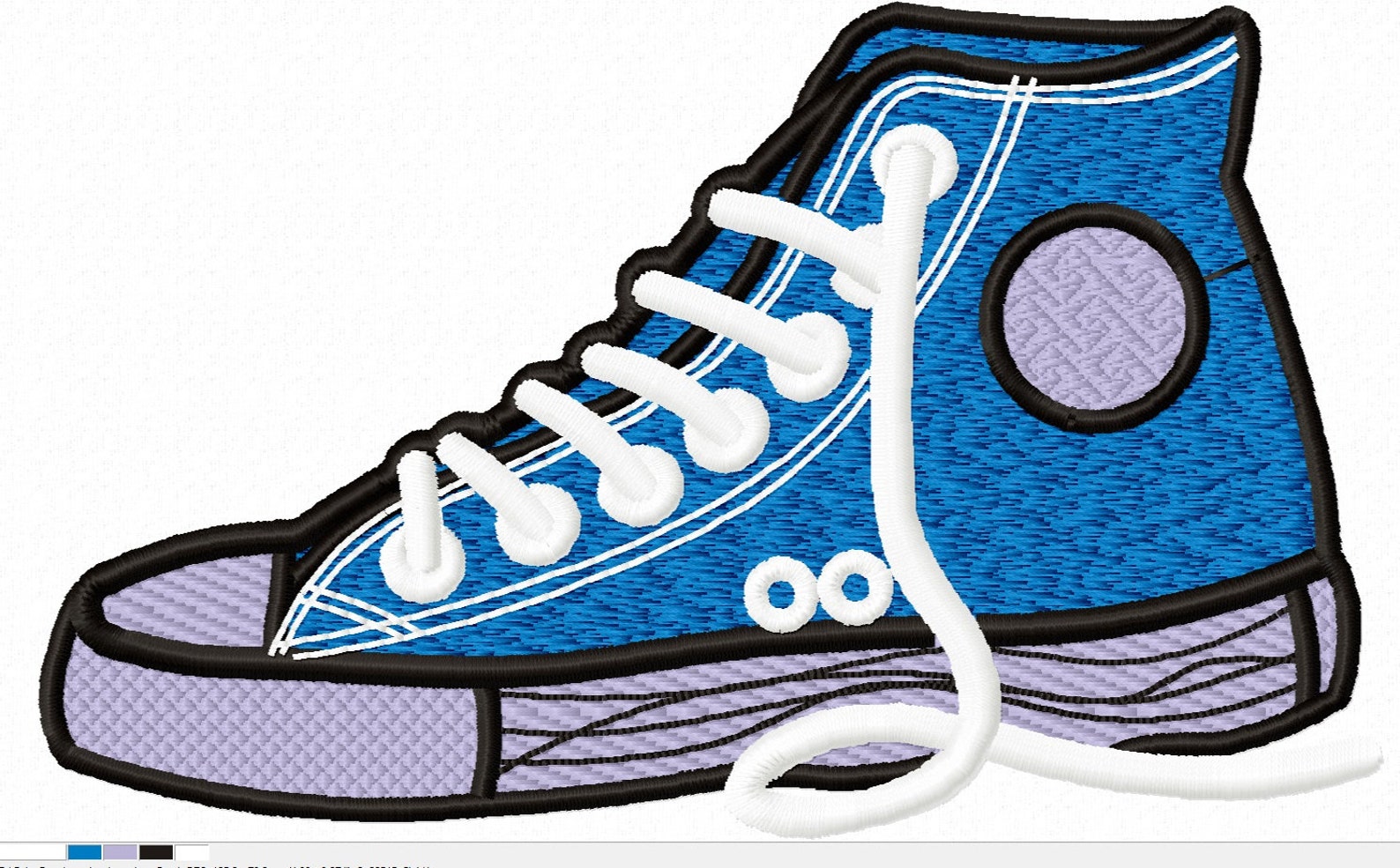Sneakers Machine Embroidery Design / Football - Etsy