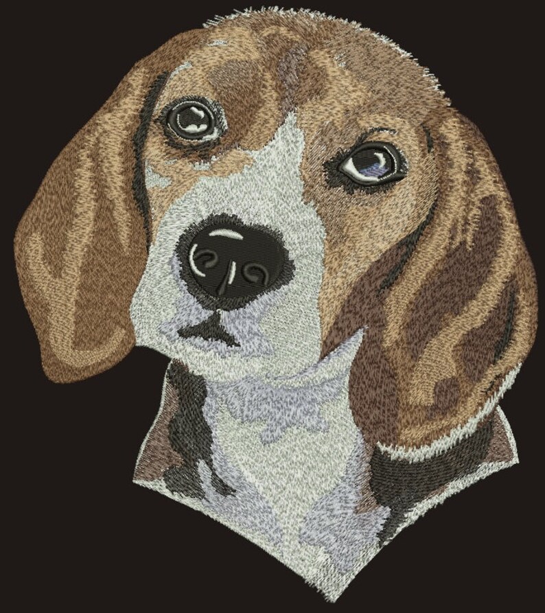 Beagle Dog Machine Embroidery Design / INSTANT DOWNLOAD / - Etsy