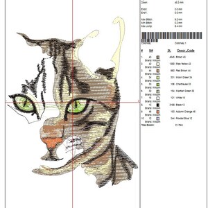 Cat Machine Embroidery Designs Tested 4 Sizes - Etsy