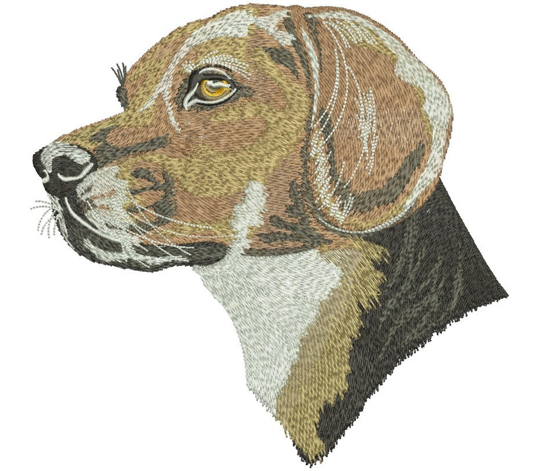 Dog Embroidery Design / INSTANT DOWNLOAD / Three Sizes - Etsy