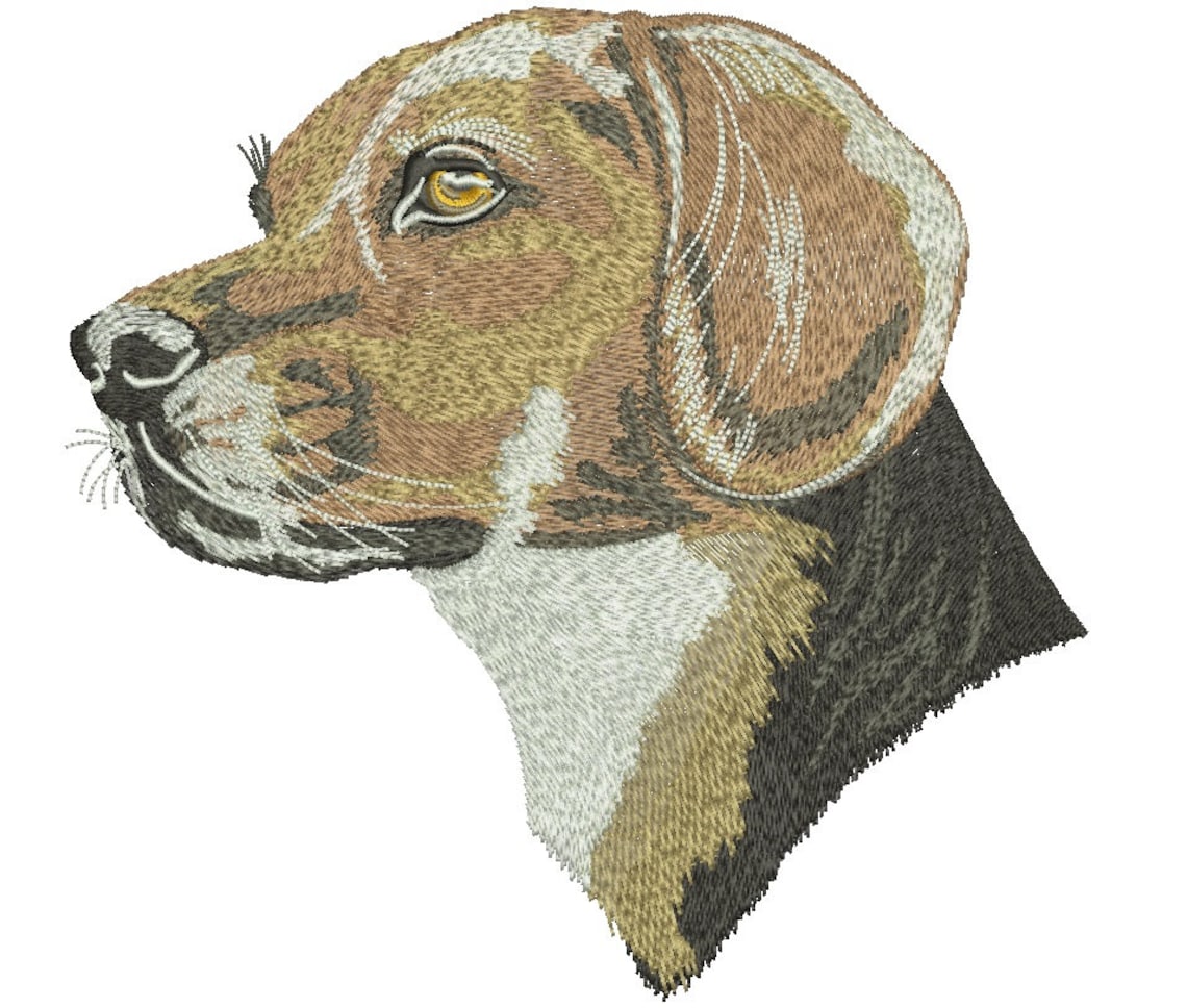 Dog Embroidery Design / INSTANT DOWNLOAD / Three Sizes - Etsy