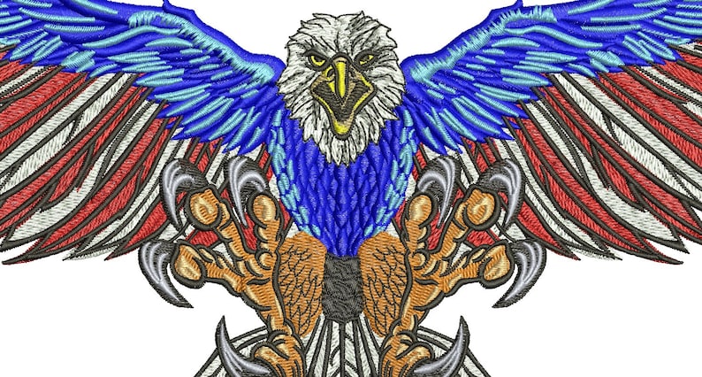 Eagle Embroidery Design Tested - Etsy
