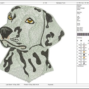 Dalmatian Machine Embroidery Design / INSTANT DOWNLOAD / Three Sizes - Etsy