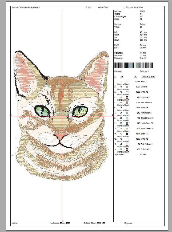 Red Cat With Green Eyes Design Machine Embroidery Designs - Etsy