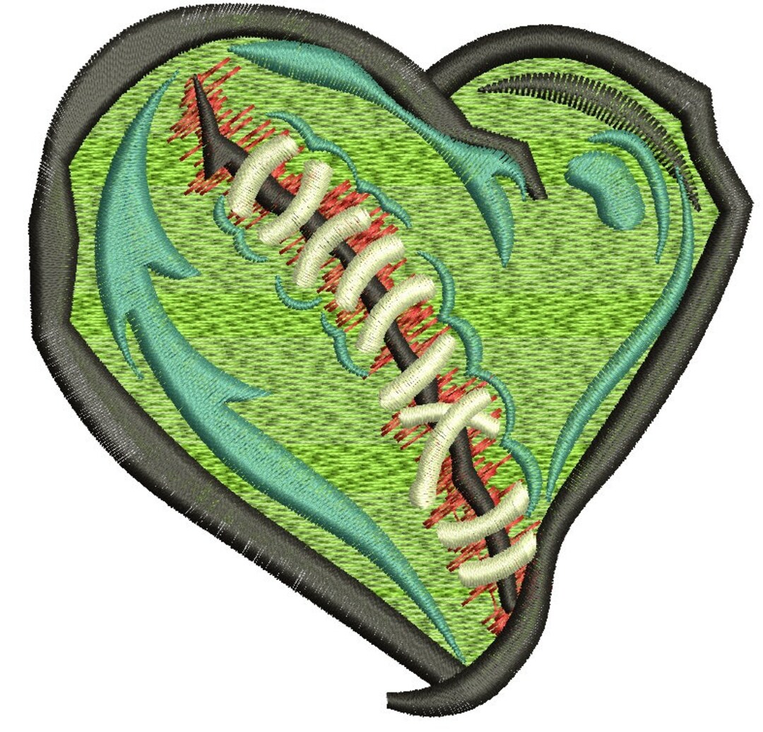 Zombie Heart Machine Embroidery Design / Instant Download - Etsy