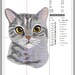 Big Gray Cat Design Machine Embroidery Designs Tested 4 Sizes - Etsy