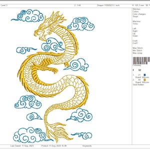 Dragon Machine Embroidery Designs, - Etsy