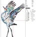 Crane Embroidery Design - Etsy