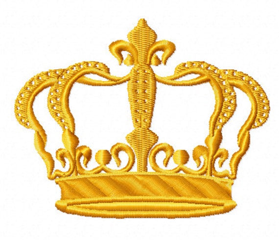 Crown Machine embroidery design instantly download | Etsy