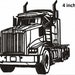 Heavy Semi Truck Powerful Machine Embroidery Design - Etsy