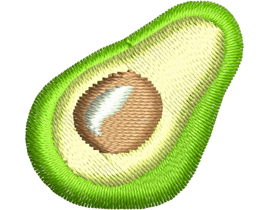 Mini Design Avocado Machine Embroidery Design - Etsy