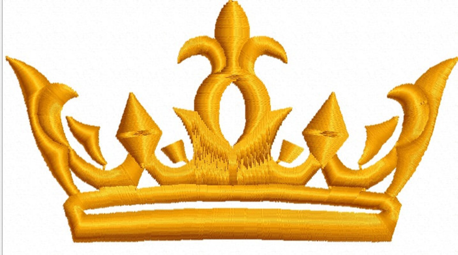 Crown Embroidery Design Design Tested | Etsy