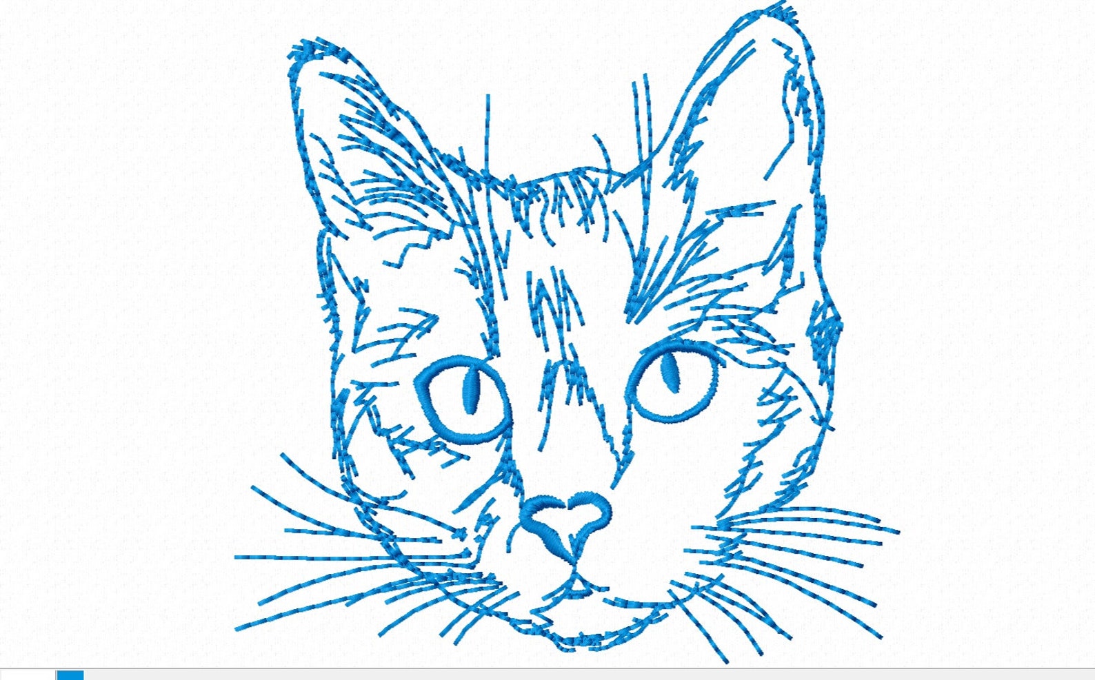 Red Work Cat 4 Sizes Machine Embroidery Designs - Etsy