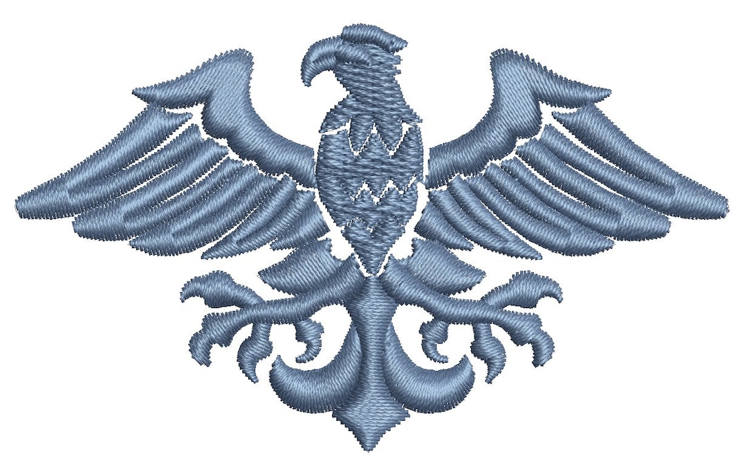 Heraldic Eagle Machine Embroidery Design - Etsy