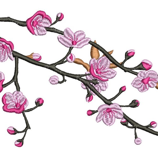 Sakura Embroidery - Etsy