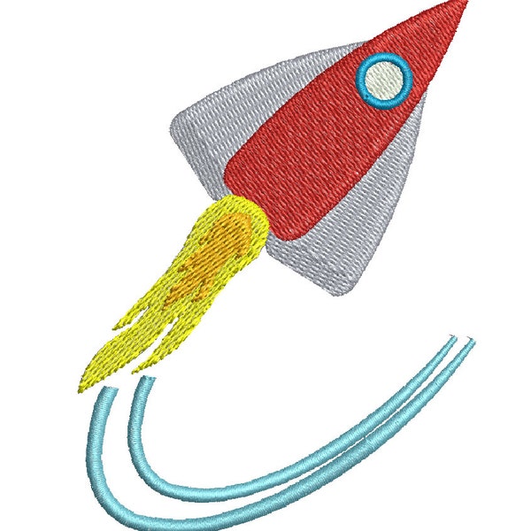 Rockets Embroidery - Etsy