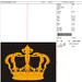 Crown Machine Embroidery Design - Instantly Download - Etsy