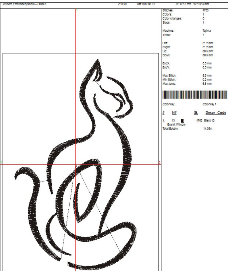 Funny Cat Machine Embroidery Designs - Etsy