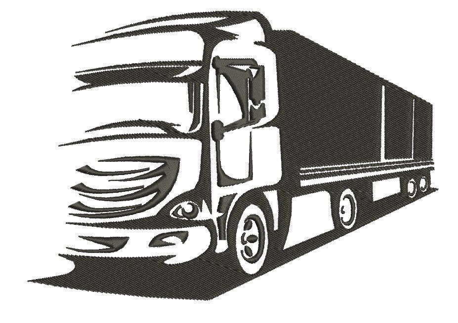 Heavy Truck Powerful Machine Embroidery Designs - Etsy