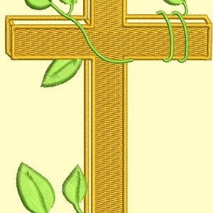 Cross Machine Embroidery Design - Machine Embroidery Design - Etsy