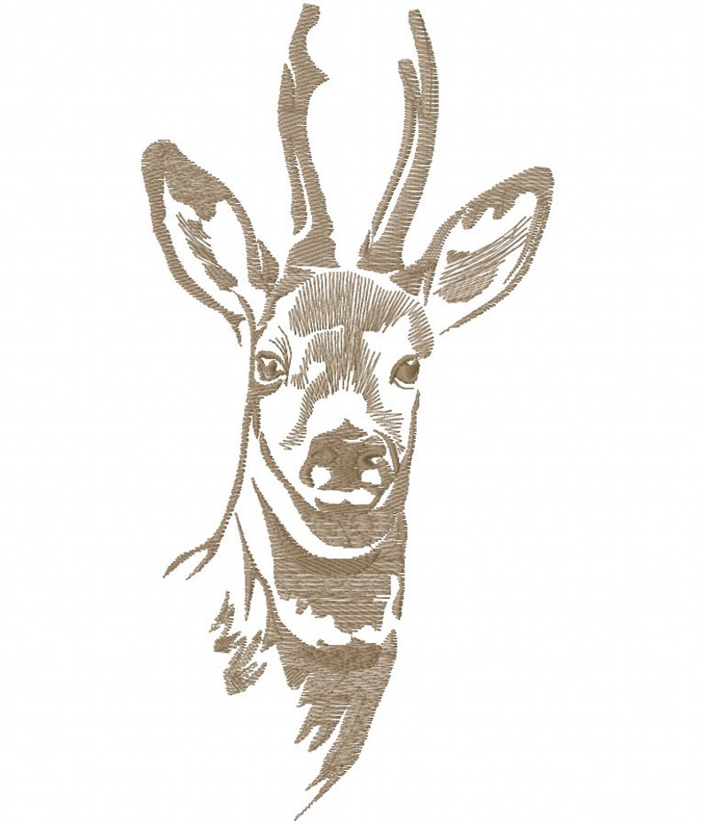 Deer / Doe Machine Embroidery Design Instant Download - Etsy