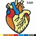 Human Heart Machine Embroidery Design / Instant Download - Etsy