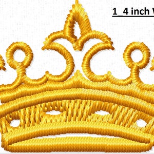 Crown Machine Embroidery Design - Etsy