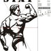 Body Builder Machine Embroidery Design, Instant Download - Etsy