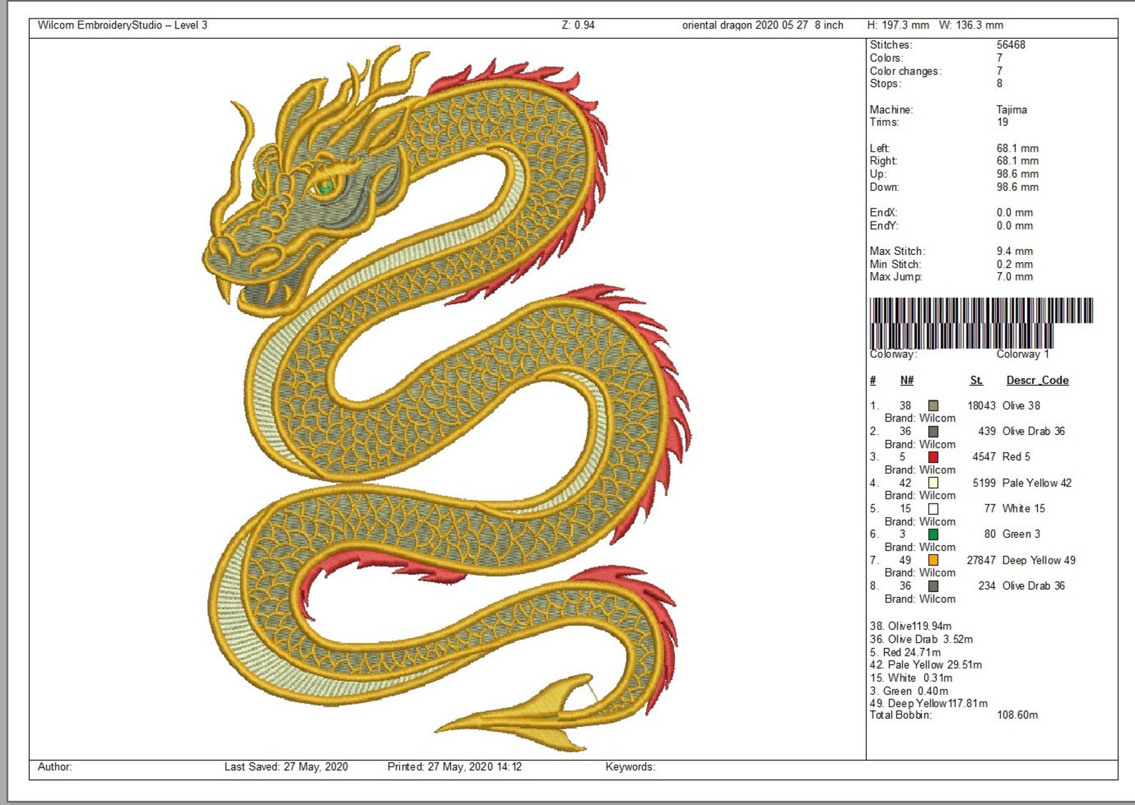 Dragon Machine Embroidery Designs Tested - Etsy