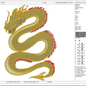 Dragon Machine Embroidery Designs, Tested - Etsy