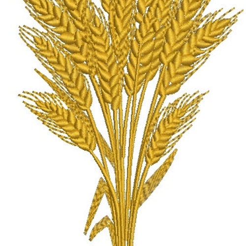 Sheaf of Wheat Tied With a Ribbon Machine Embroidery Designs - Etsy