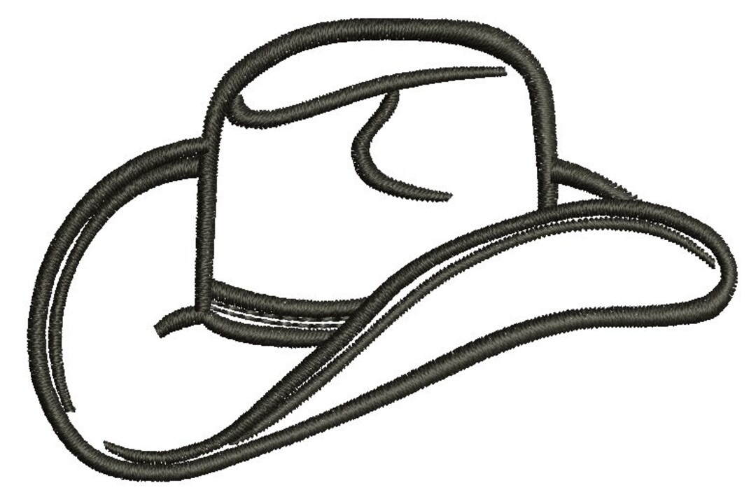 Hat Machine Embroidery Design, Simple Hat Embroidery Pattern ...