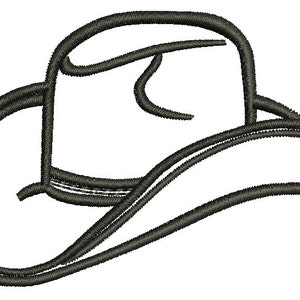 Cowboy Hat Embroidery Design PES - Etsy