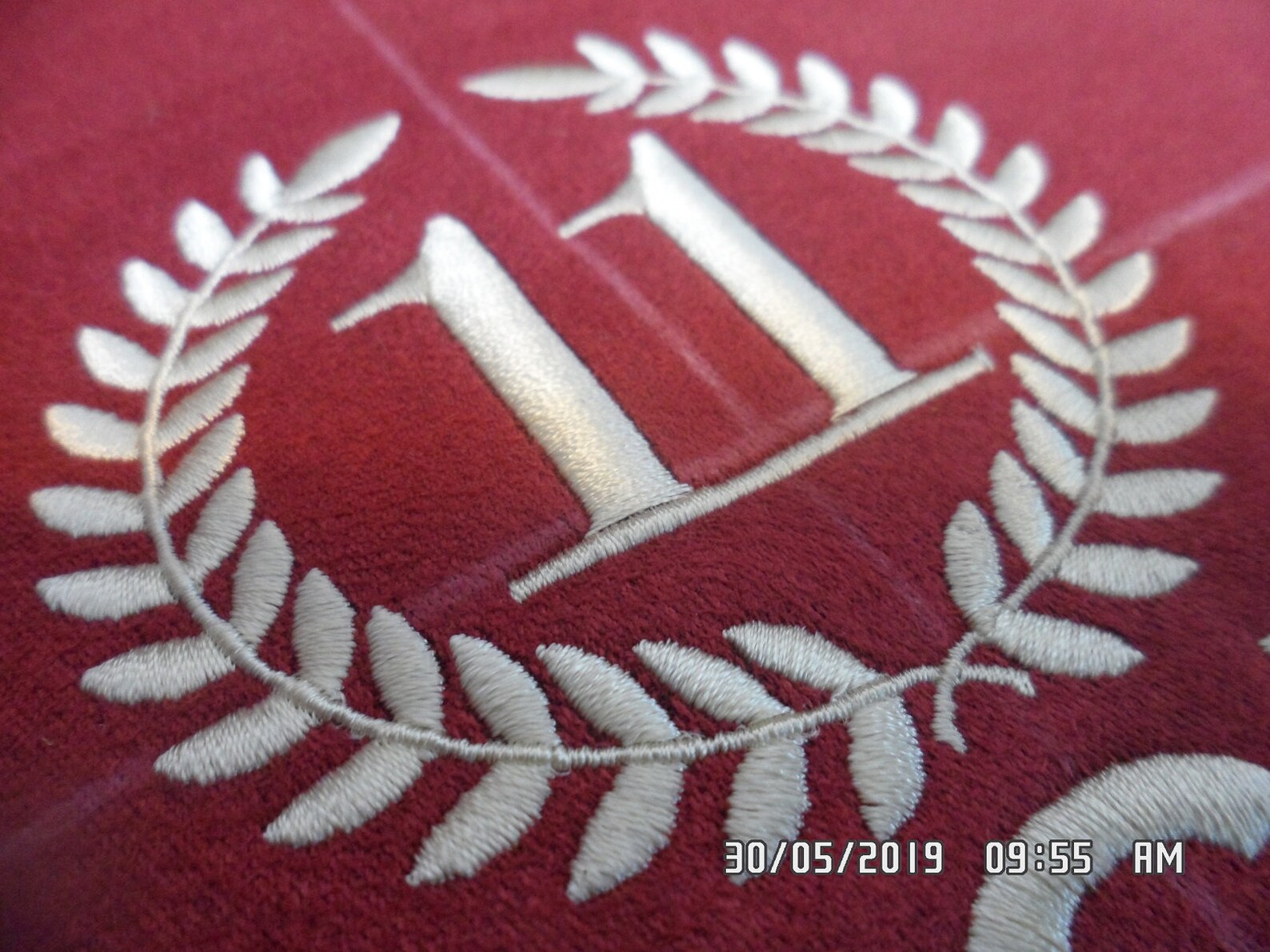 Gold Laurel wreath / laurel for monogram Machine Embroidery | Etsy