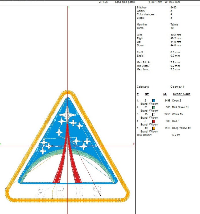 Nasa Space Patch / Nasa Name Patch Machine Embroidery Design - Etsy