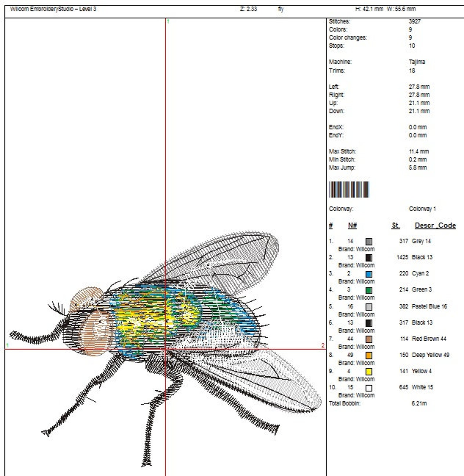 Realistic Fly Machine Embroidery Designs INSTANT DOWNLOAD | Etsy