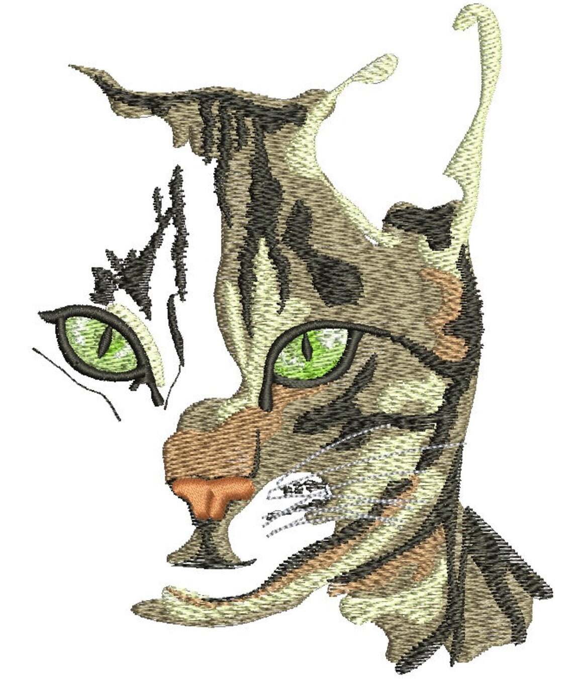 Cat Machine Embroidery Designs Tested 4 Sizes - Etsy