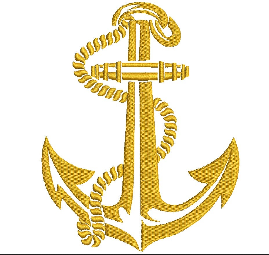Anchor and Rope Machine Embroidery Designs Design Tested - Etsy