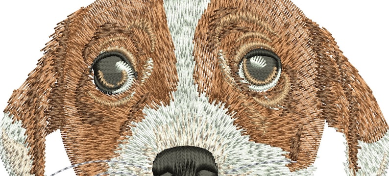 Puppy Embroidery Design - Etsy